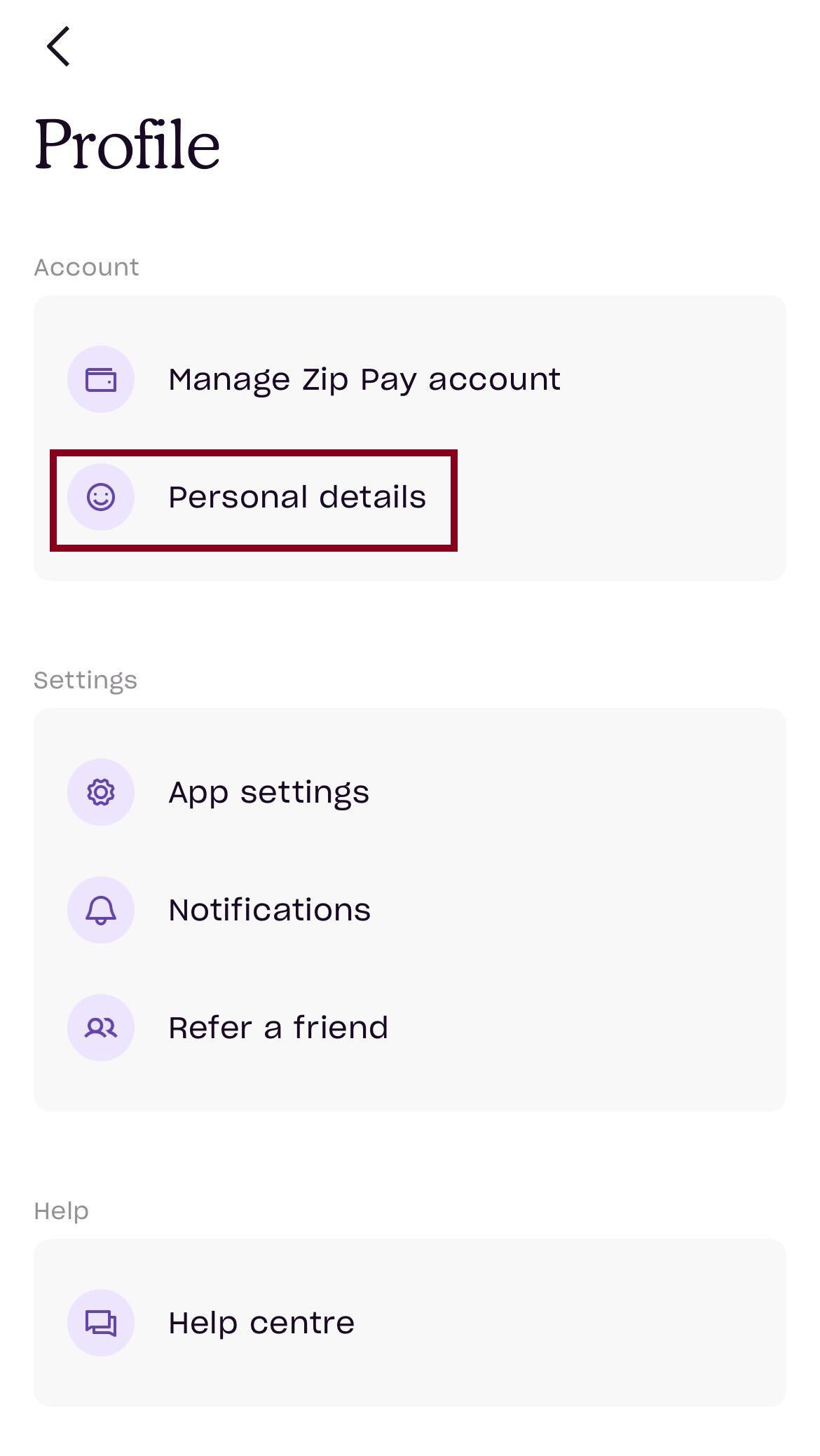 How do I update my personal details? – Help Centre