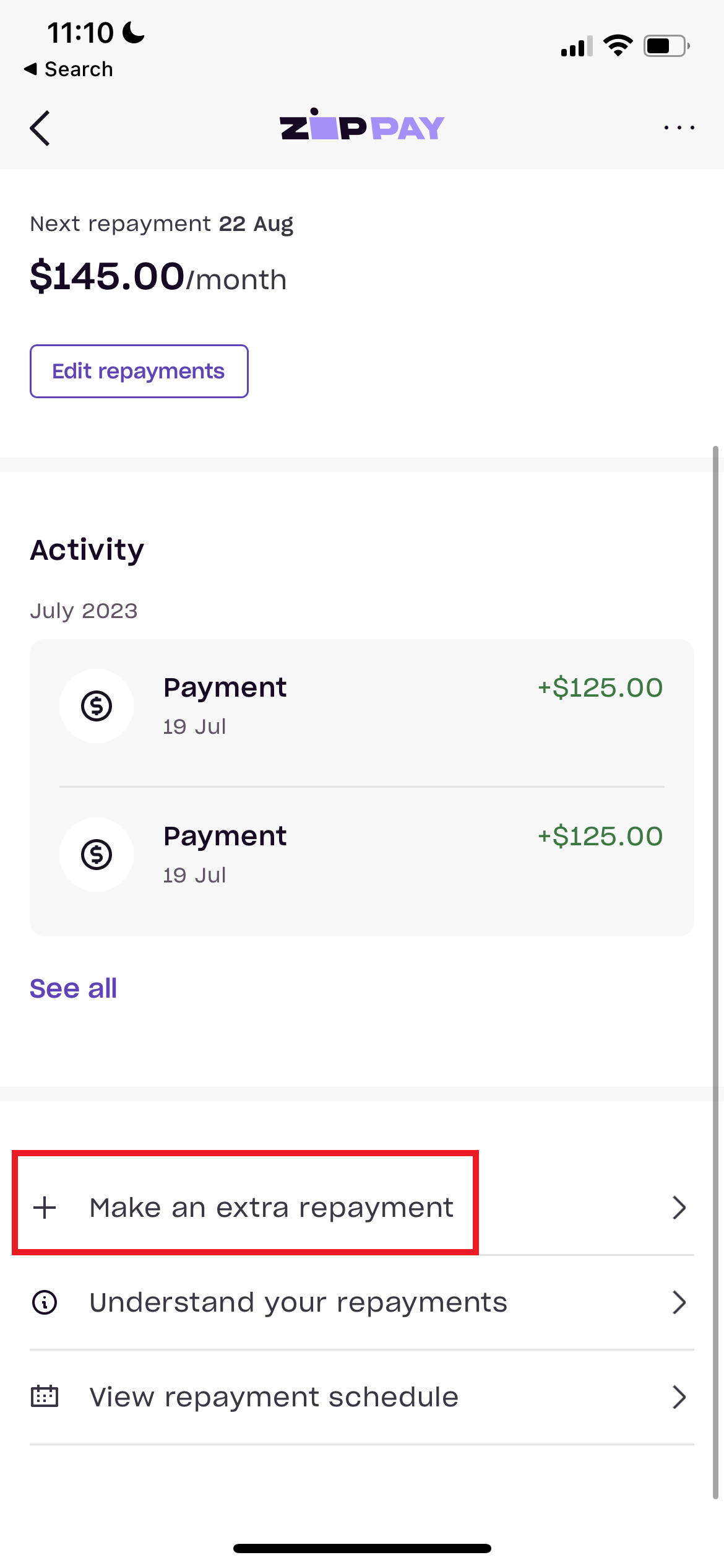 How do I make an additional repayment? – Help Centre